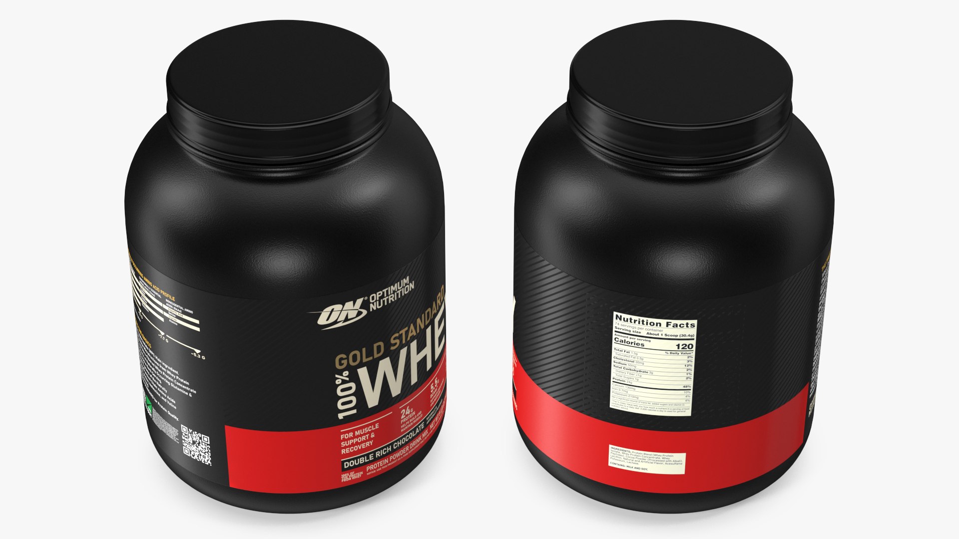 3D Optimum Nutrition Gold Standard Whey Protein 5lb - TurboSquid 1777936