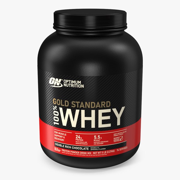 3D Optimum Nutrition Gold Standard Whey Protein 5lb - TurboSquid 1777936