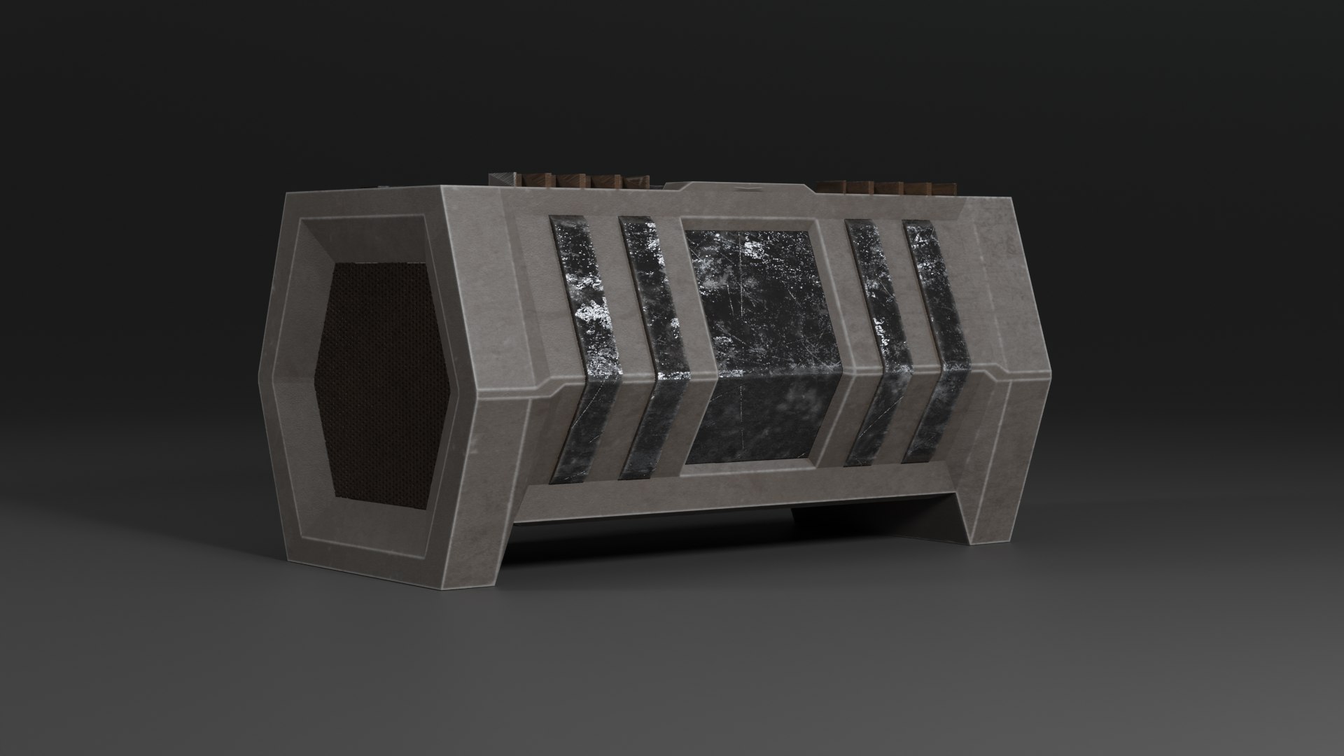Futuristic Sci Fi Chest 3D Model - TurboSquid 2368418
