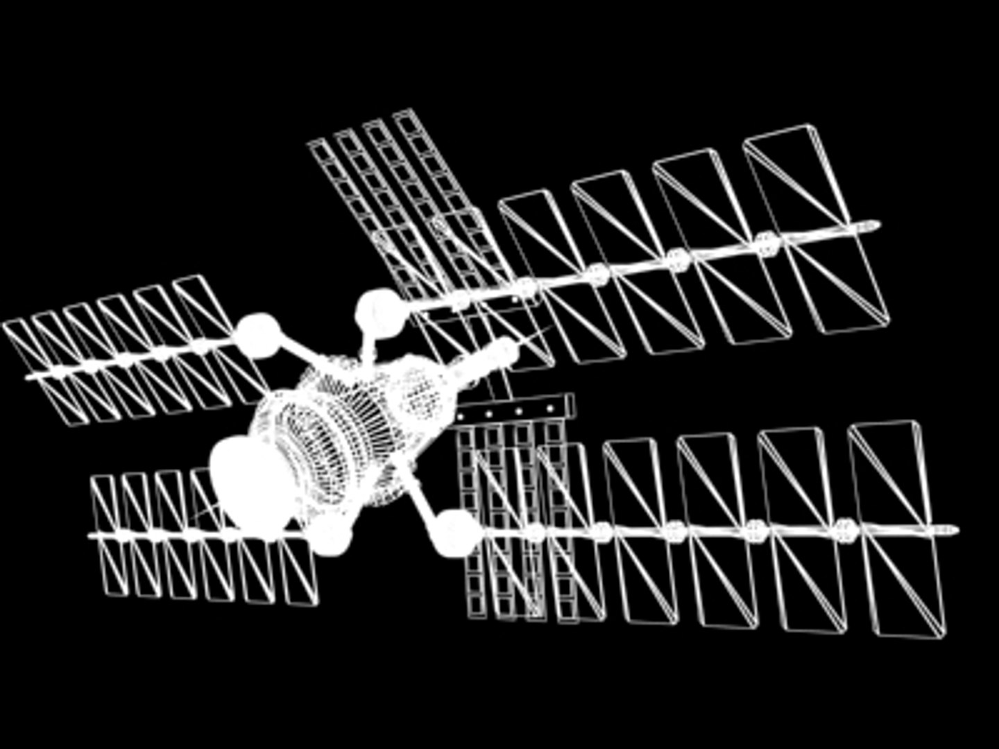 3d Satellite Space Model
