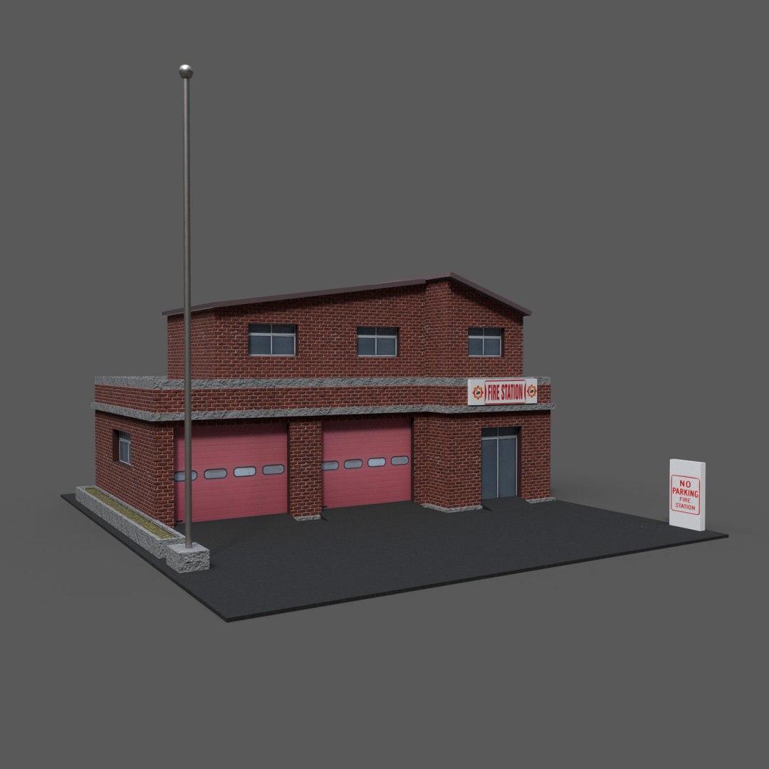 Firestation Ready 3D Model - TurboSquid 1234781