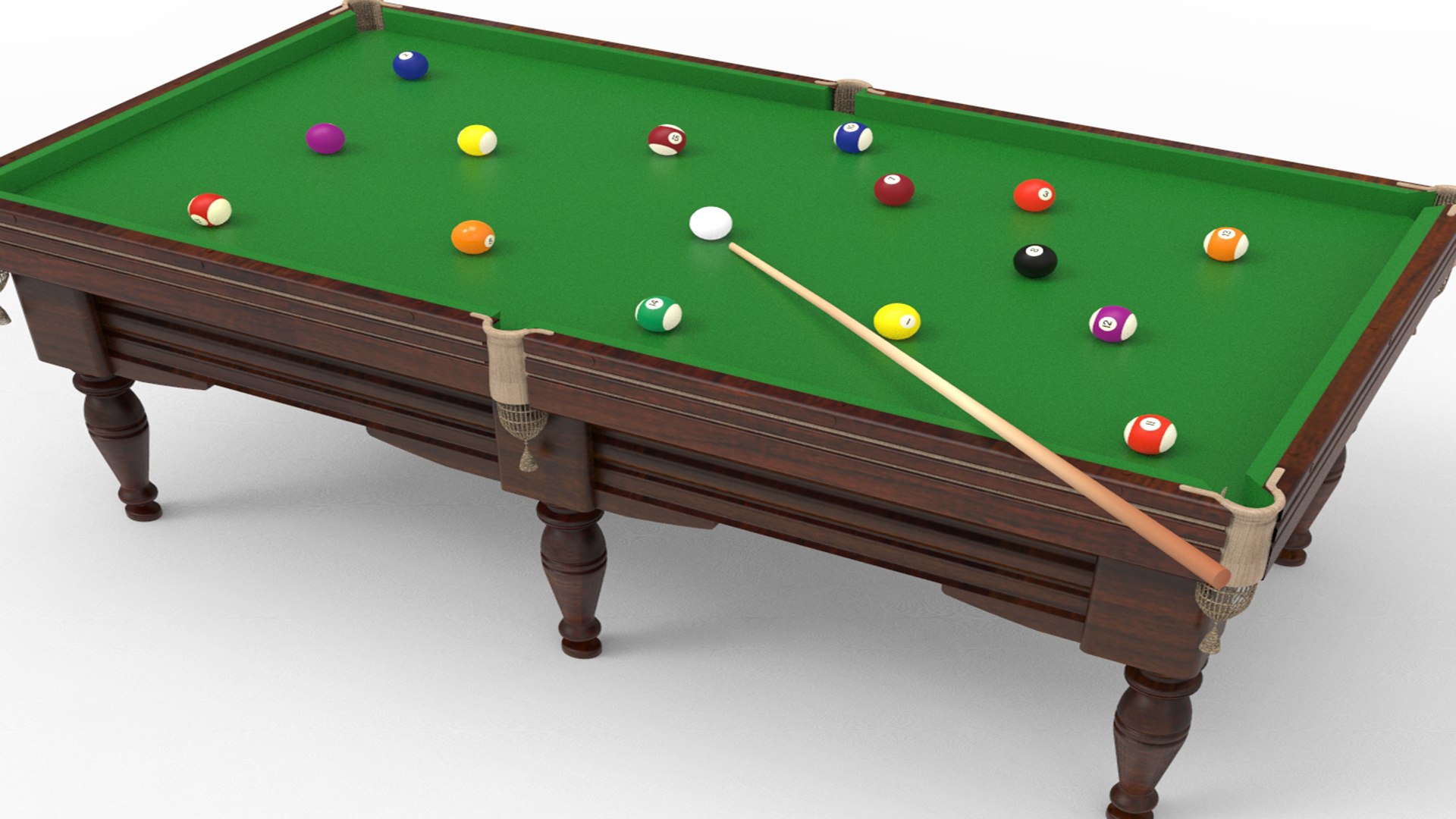 3D Model Billiard Table - TurboSquid 1829019