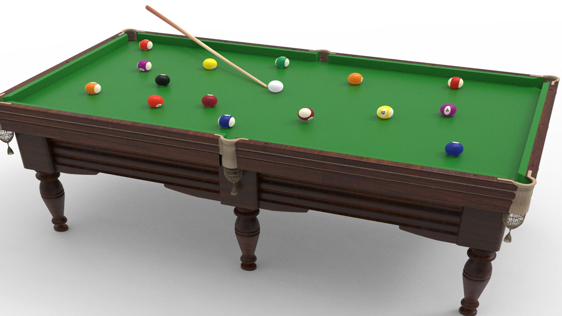 3D Model Billiard Table - TurboSquid 1829019