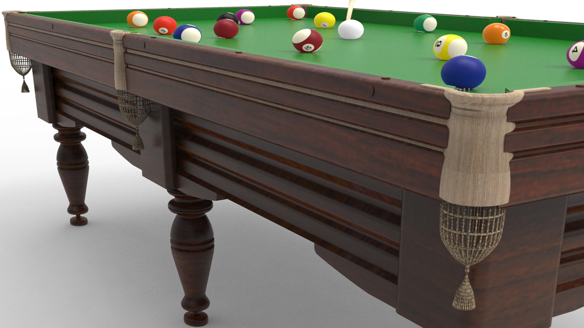 3D Model Billiard Table - TurboSquid 1829019