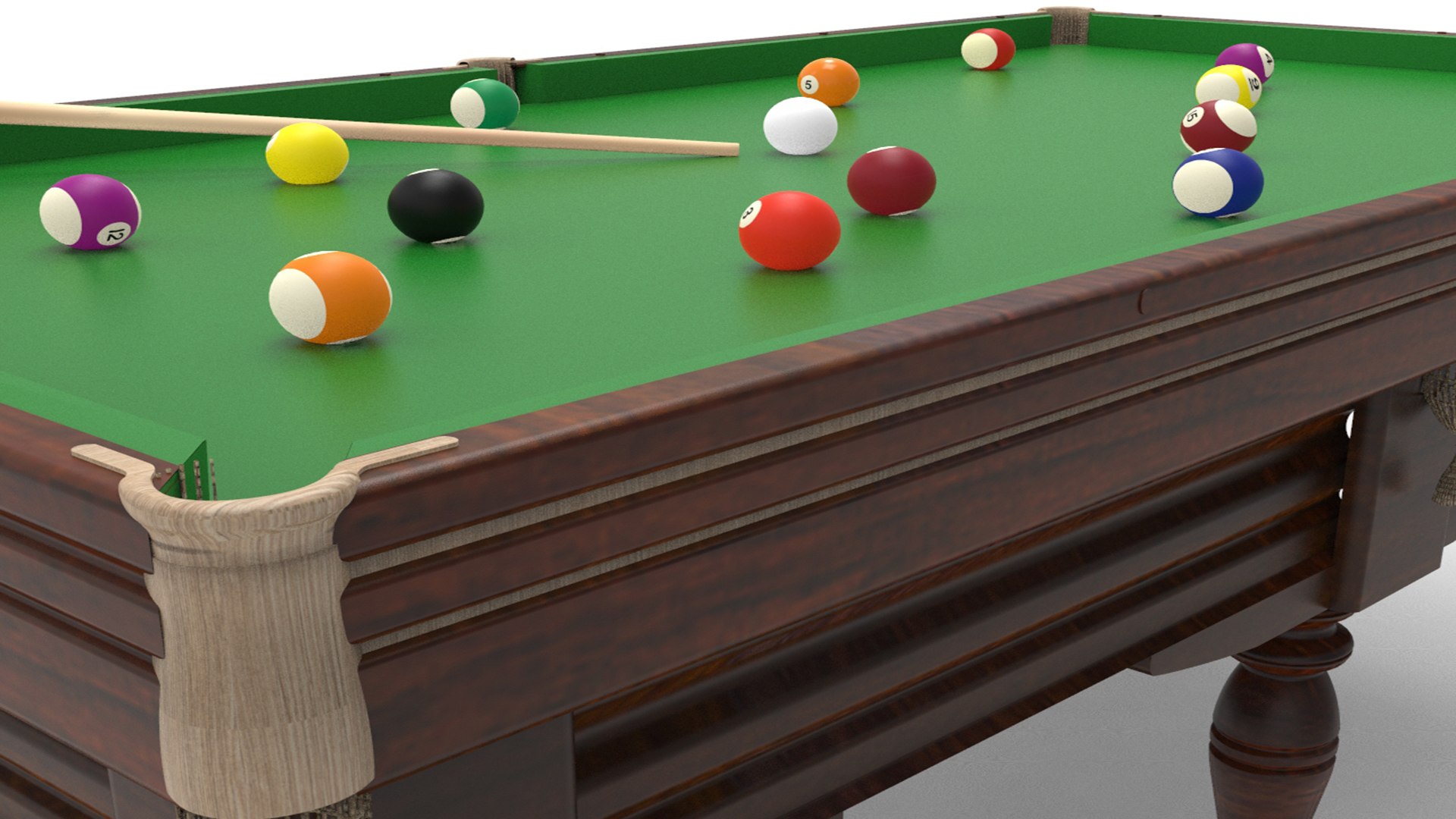 3D Model Billiard Table - TurboSquid 1829019