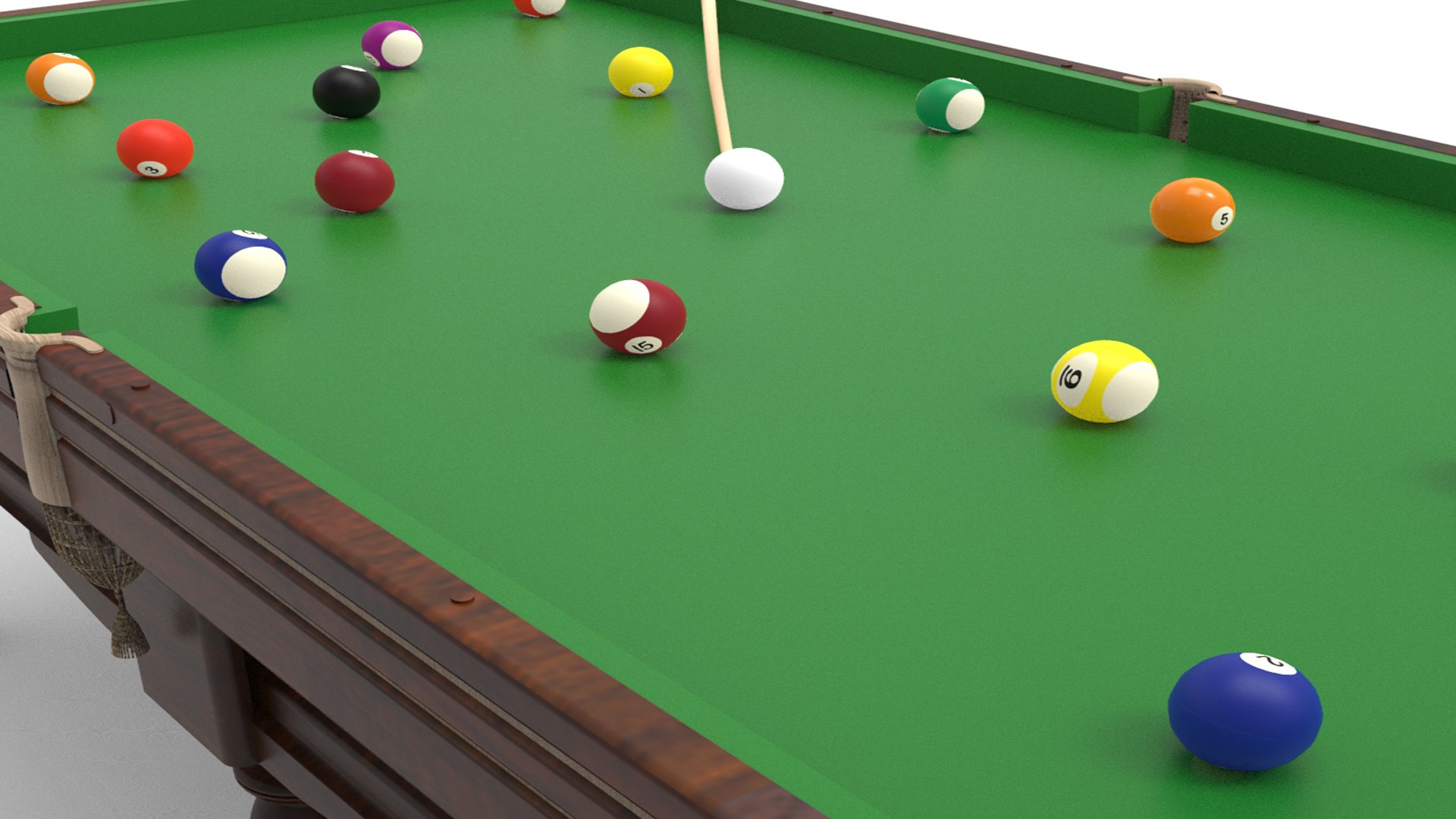 3D Model Billiard Table - TurboSquid 1829019