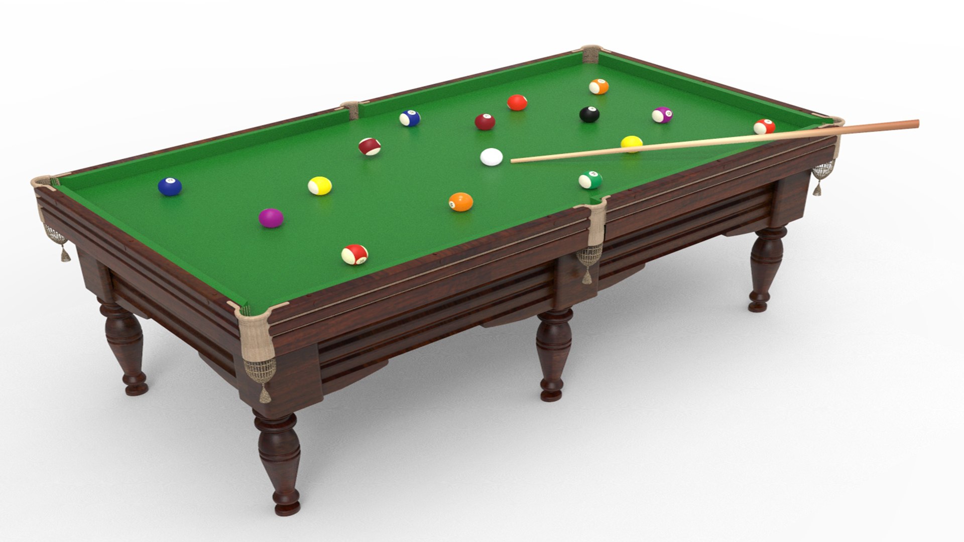 3D Model Billiard Table - TurboSquid 1829019