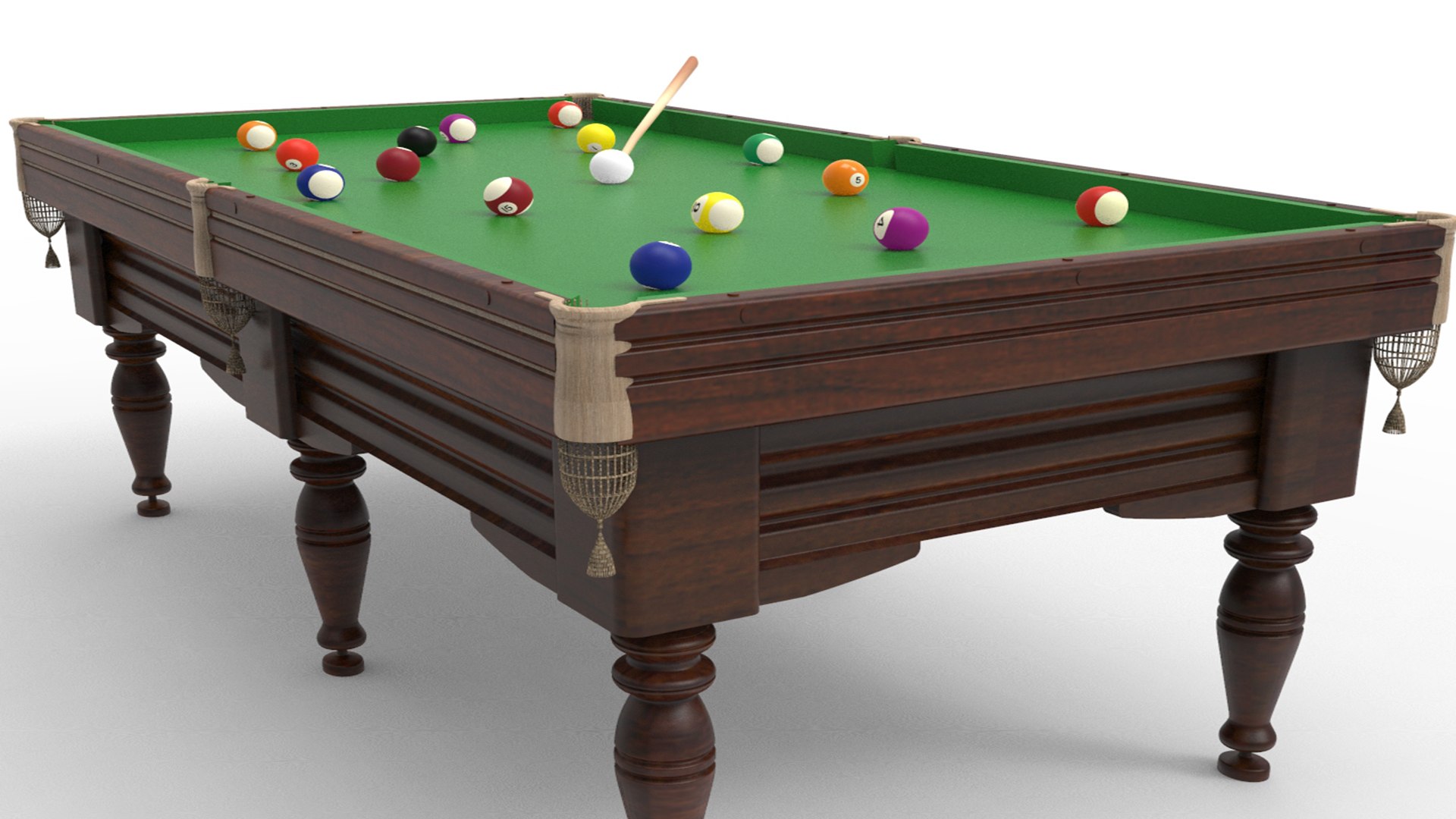 3D Model Billiard Table - TurboSquid 1829019