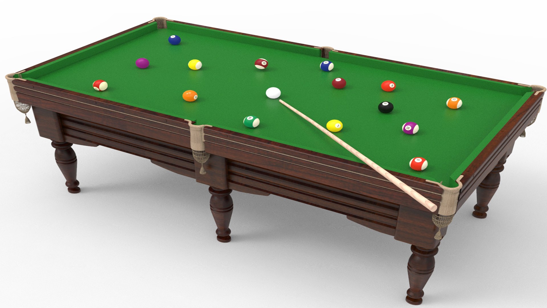 3D Model Billiard Table - TurboSquid 1829019