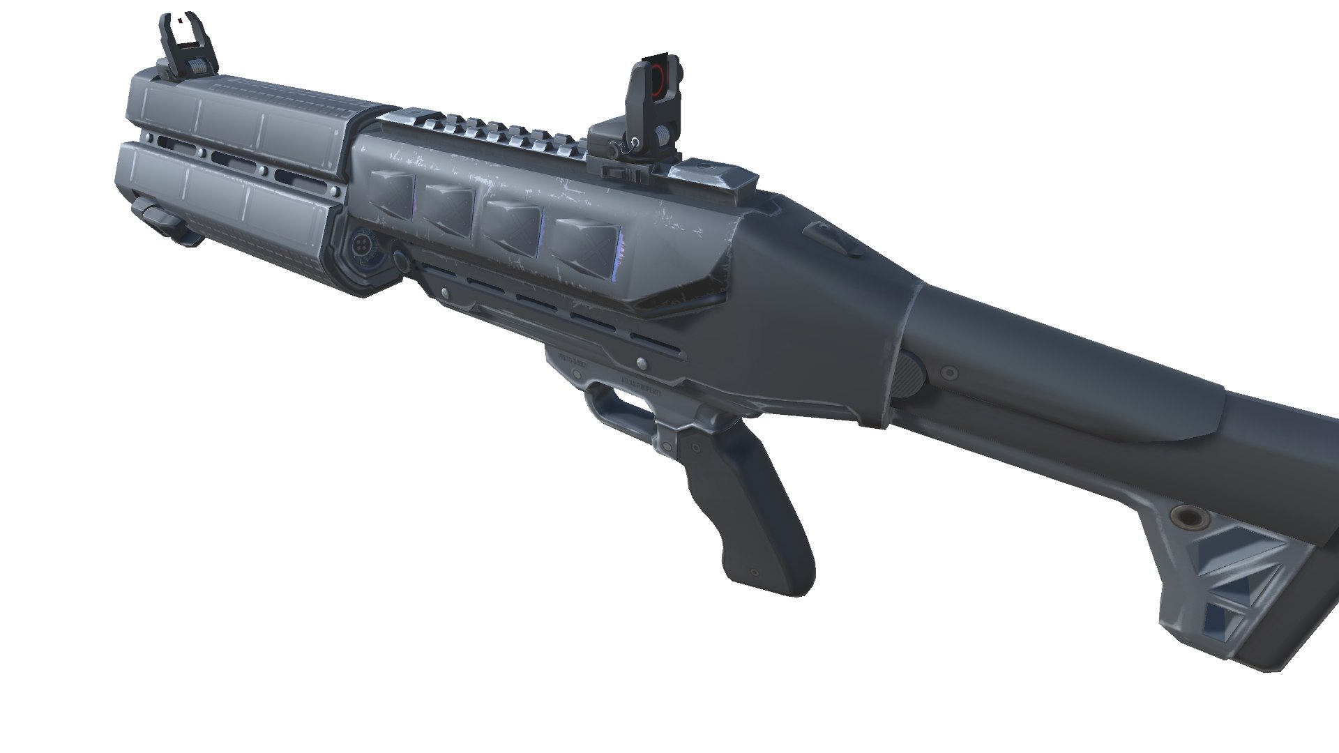 36-CEL-3Cauterizer Shotgun-gun Model 3d Game Ready Model Low-poly 3D ...