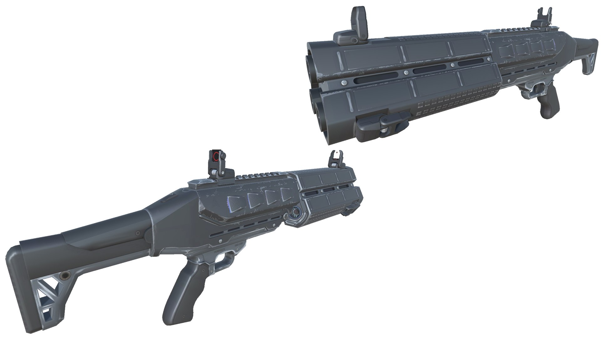 36-CEL-3Cauterizer Shotgun-gun Model 3d Game Ready Model Low-poly 3D ...