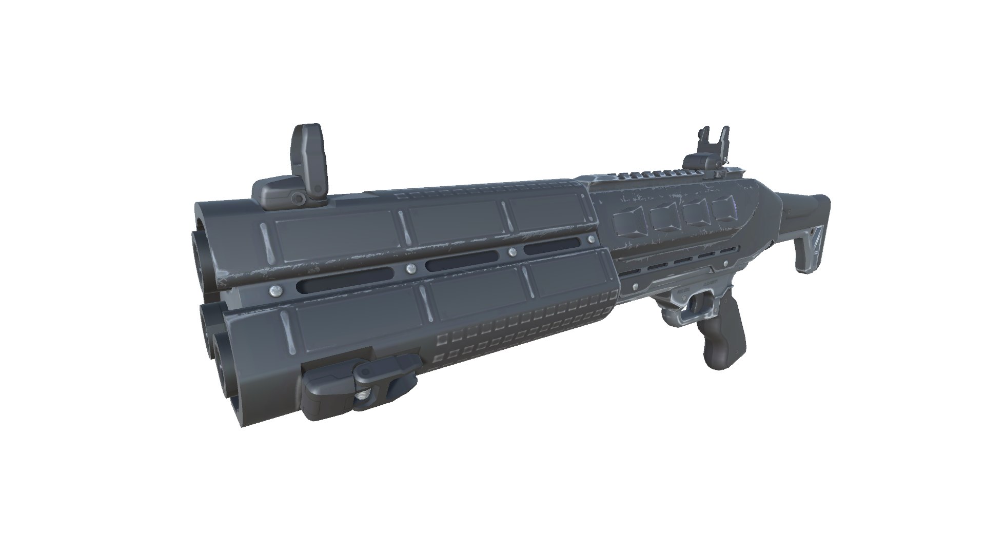 36-CEL-3Cauterizer Shotgun-gun Model 3d Game Ready Model Low-poly 3D ...