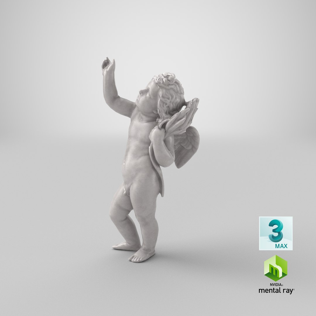 Cupid Statue 3D - TurboSquid 1793118