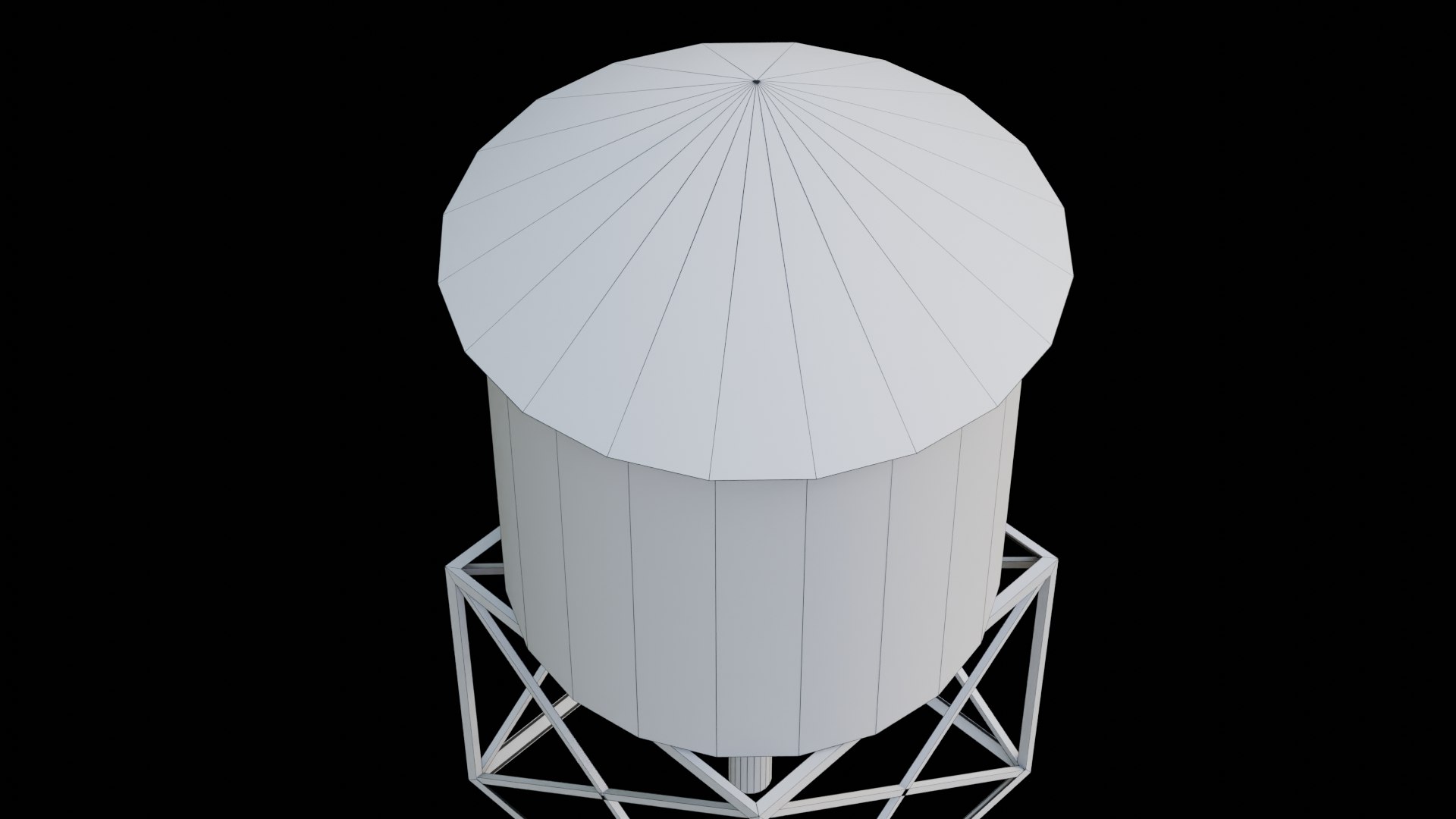 Water Tower 3D Model - TurboSquid 2281374