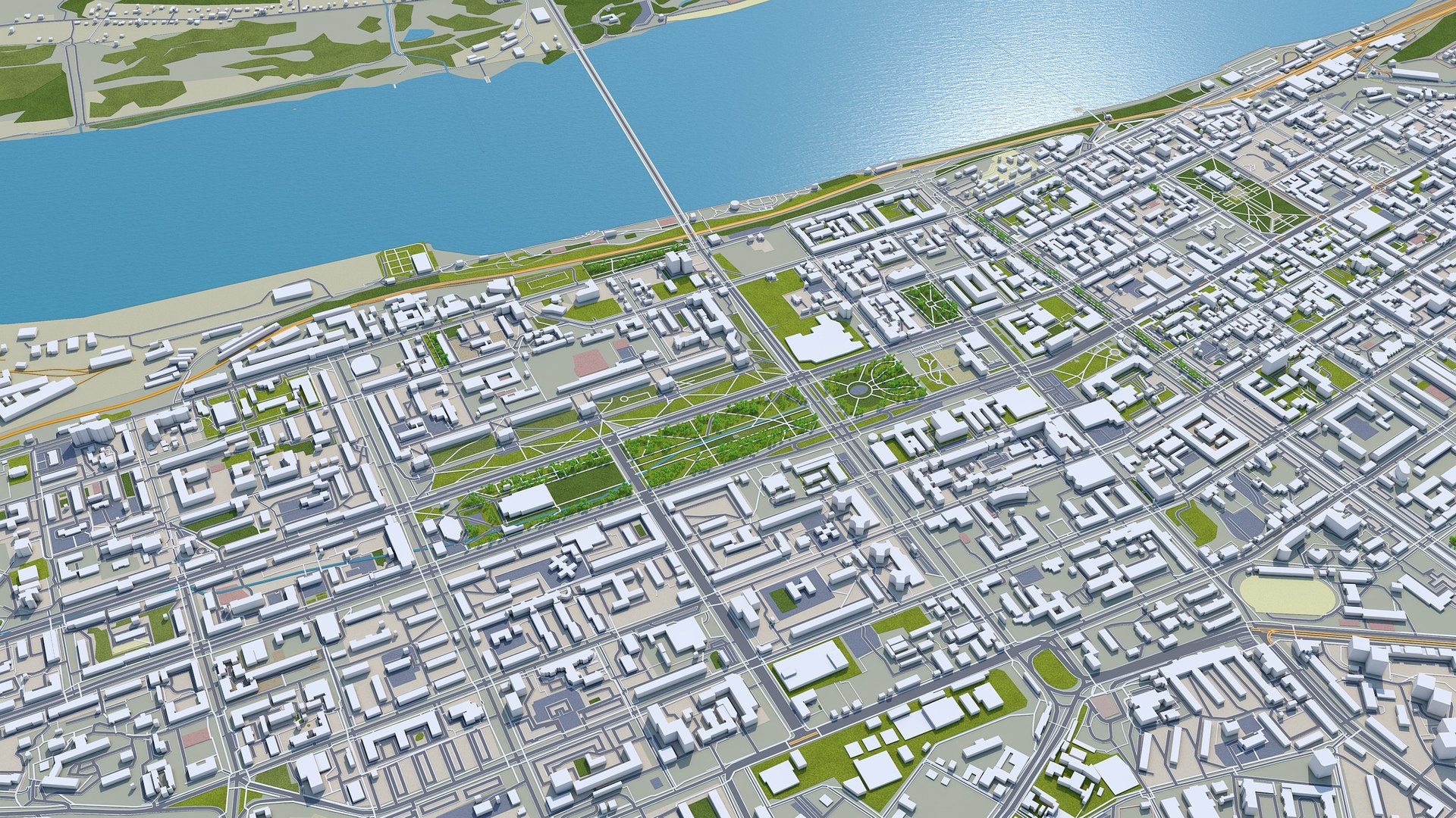 3D model city area building - TurboSquid 1653140