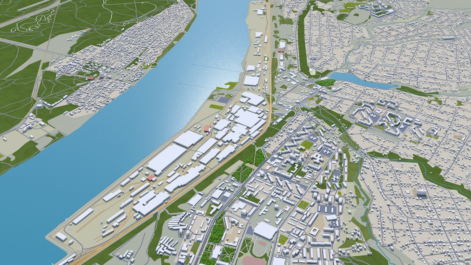 3D model city area building - TurboSquid 1653140