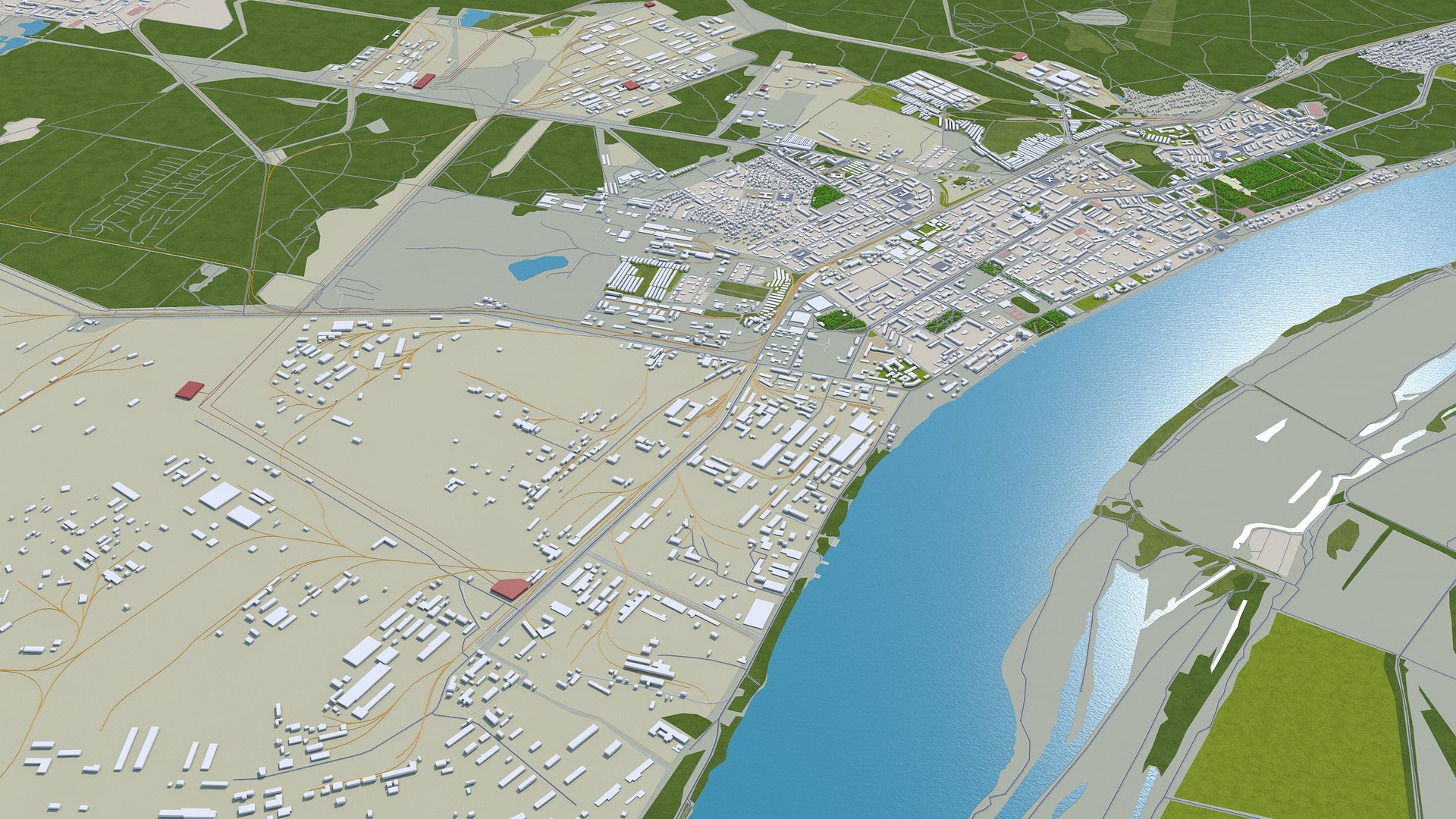 3D model city area building - TurboSquid 1653140