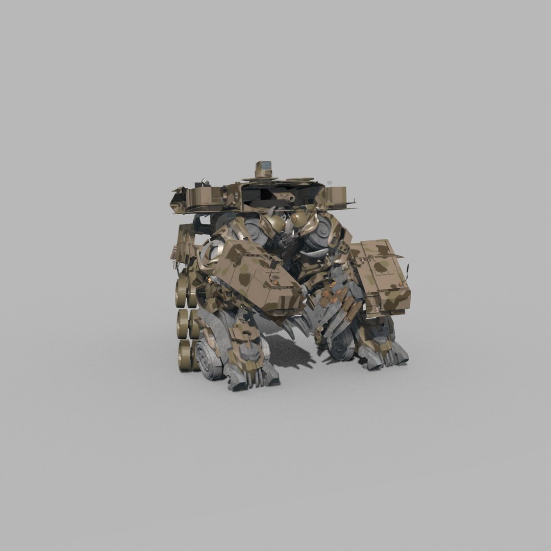Megatron Ressurection - 3d Animated Transformer Model 3D Model ...