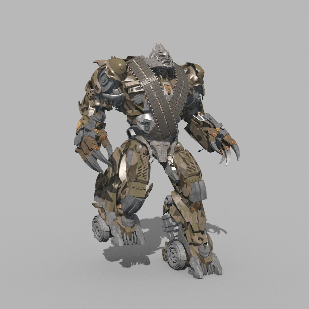 Megatron Ressurection - 3d Animated Transformer Model 3D Model ...