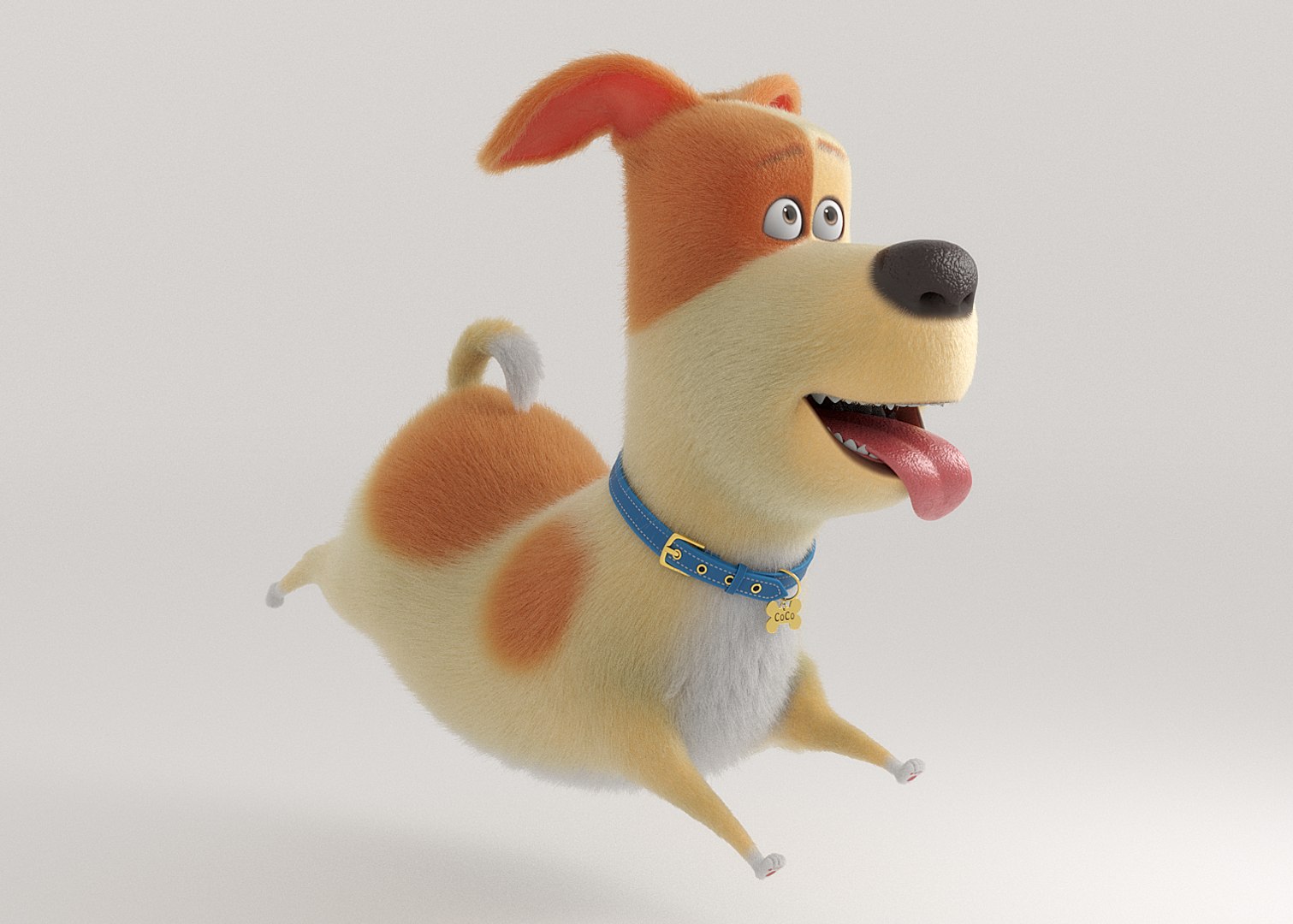 Cartoon dog rig 3D model - TurboSquid 1680790