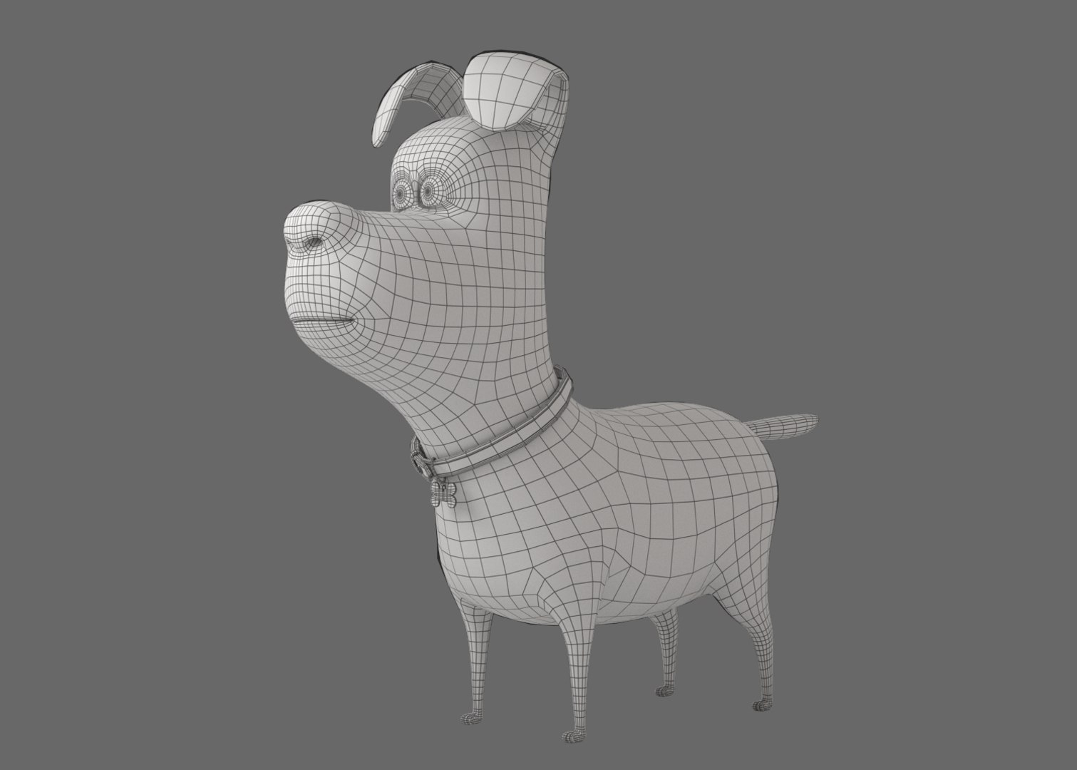 Cartoon dog rig 3D model - TurboSquid 1680790