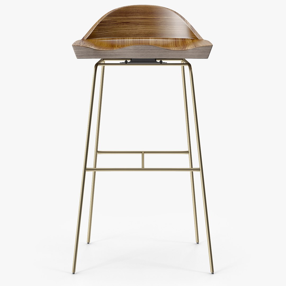 3d Cb-282 Spindle Stool Bar Chair Model