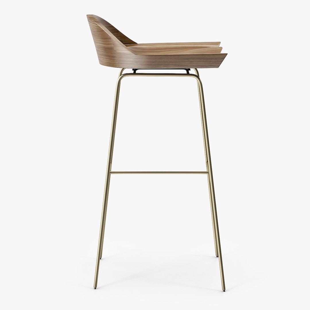 3d Cb-282 Spindle Stool Bar Chair Model