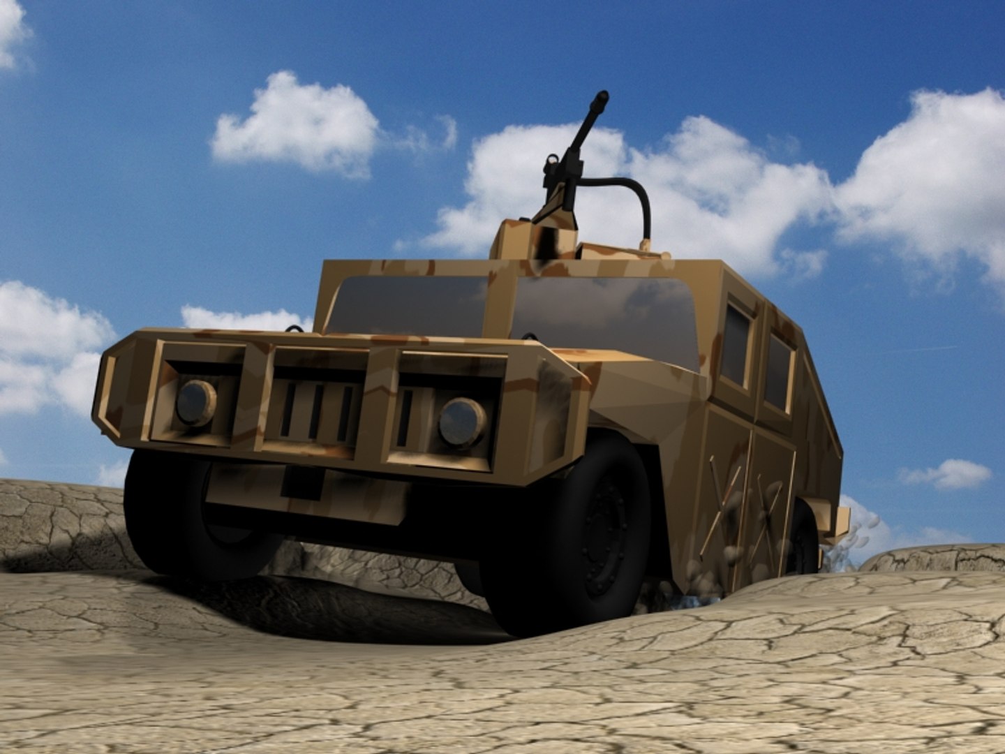 Humvee Scene Files 3d Max