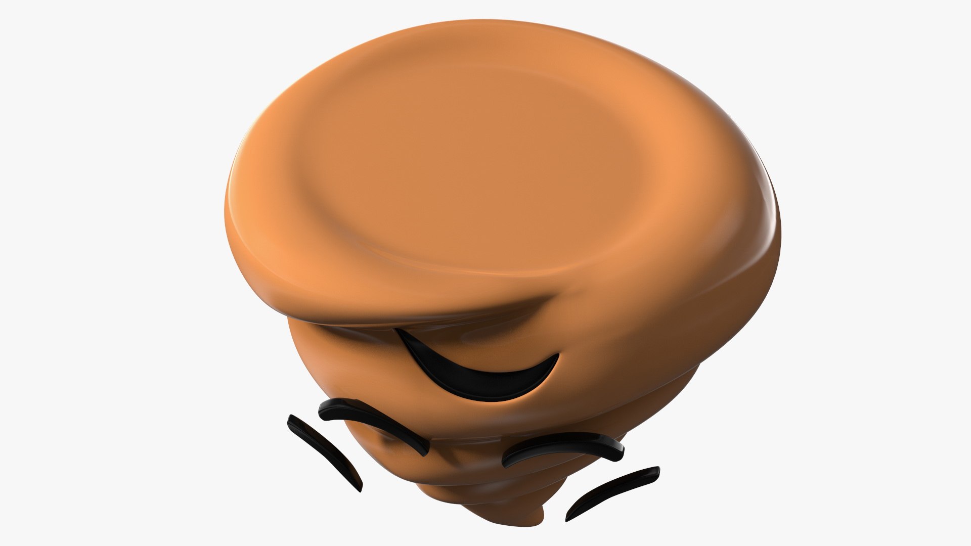 Disappointed Face Poop Emoji Smile Model - TurboSquid 1801262