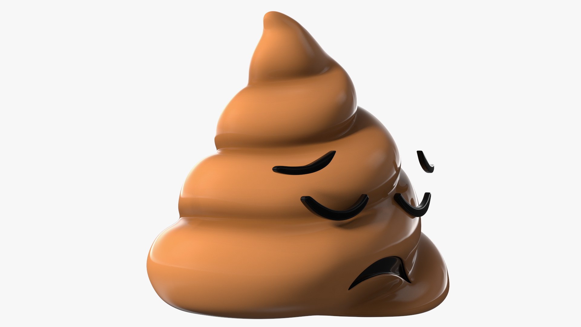 Disappointed Face Poop Emoji Smile Model - TurboSquid 1801262