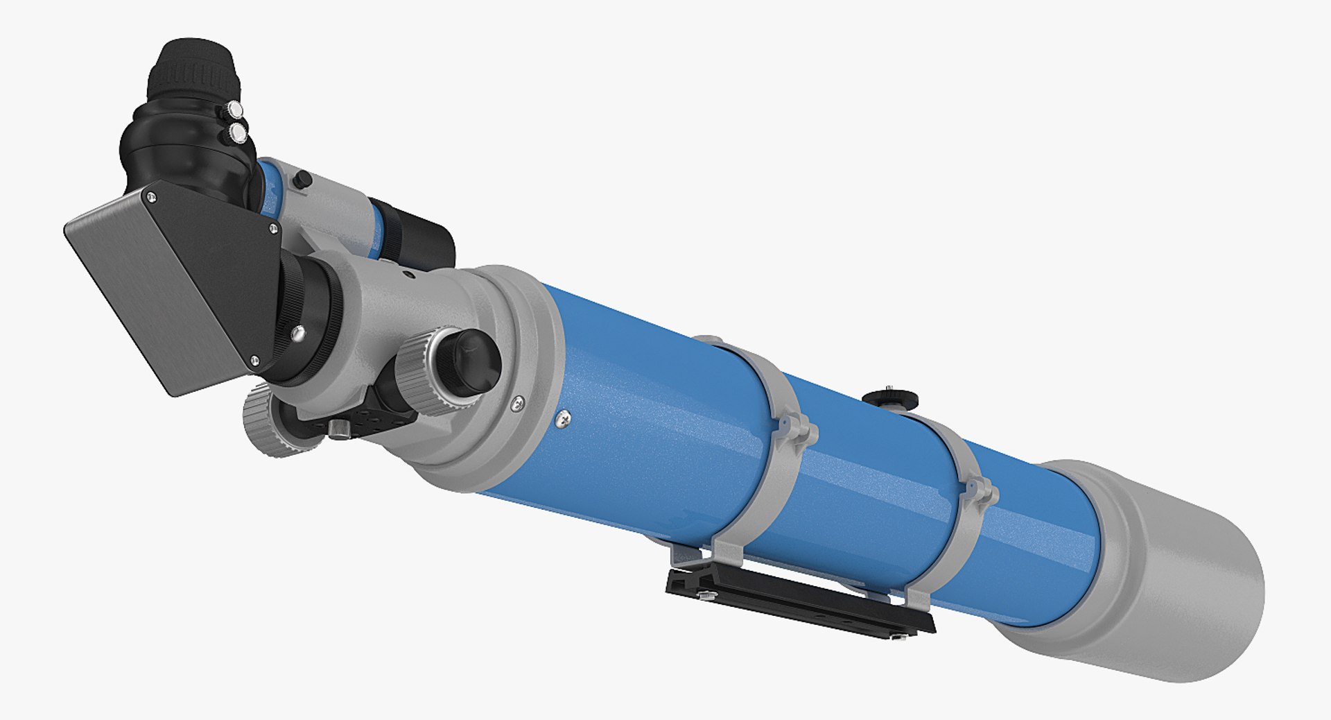 3D refractor telescope generic - TurboSquid 1335444