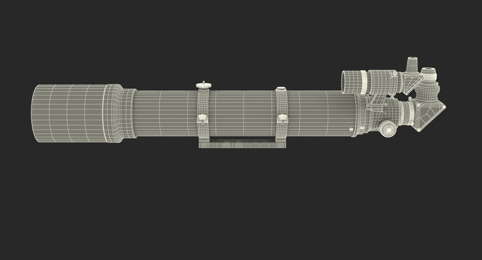 modelo 3d Refractor Telescopio Genérico - TurboSquid 1335444