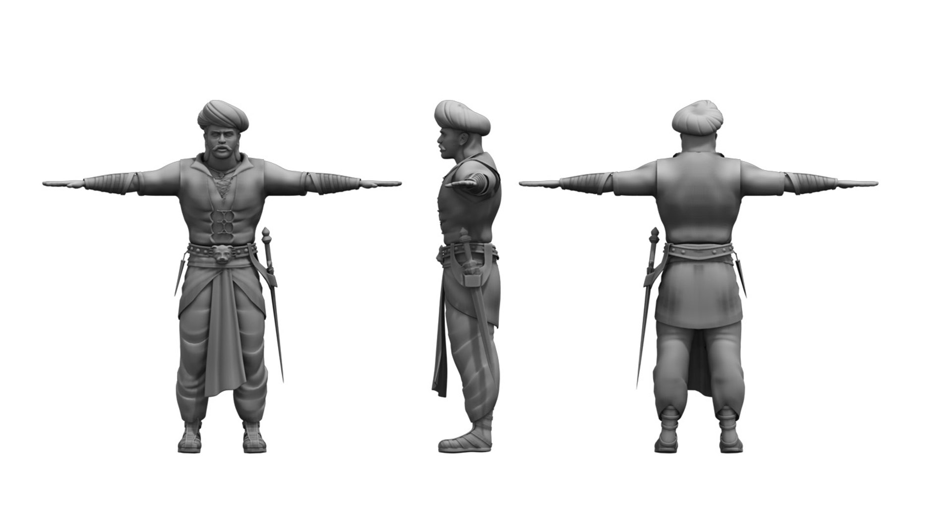 3D Historical Soldier - TurboSquid 1532258