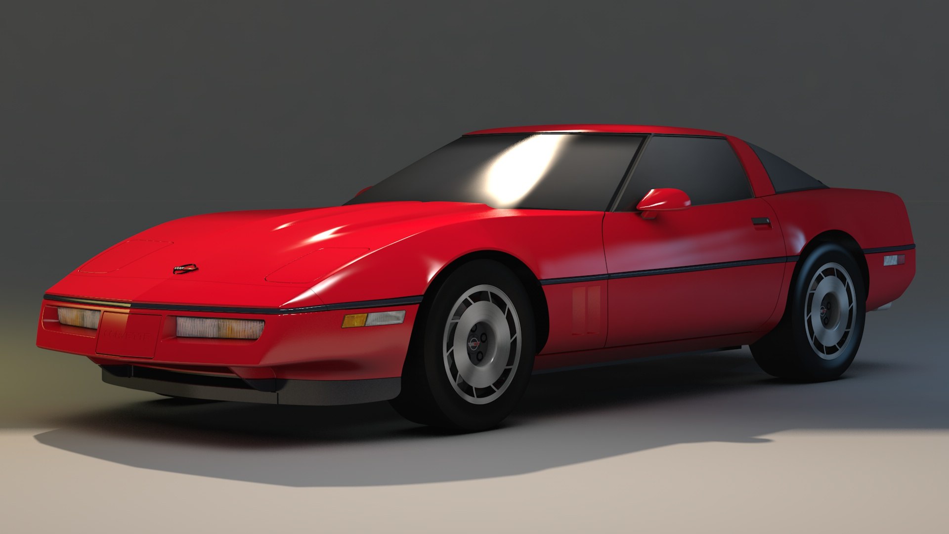 Chevrolet Corvette C4 3D Model - TurboSquid 2418414
