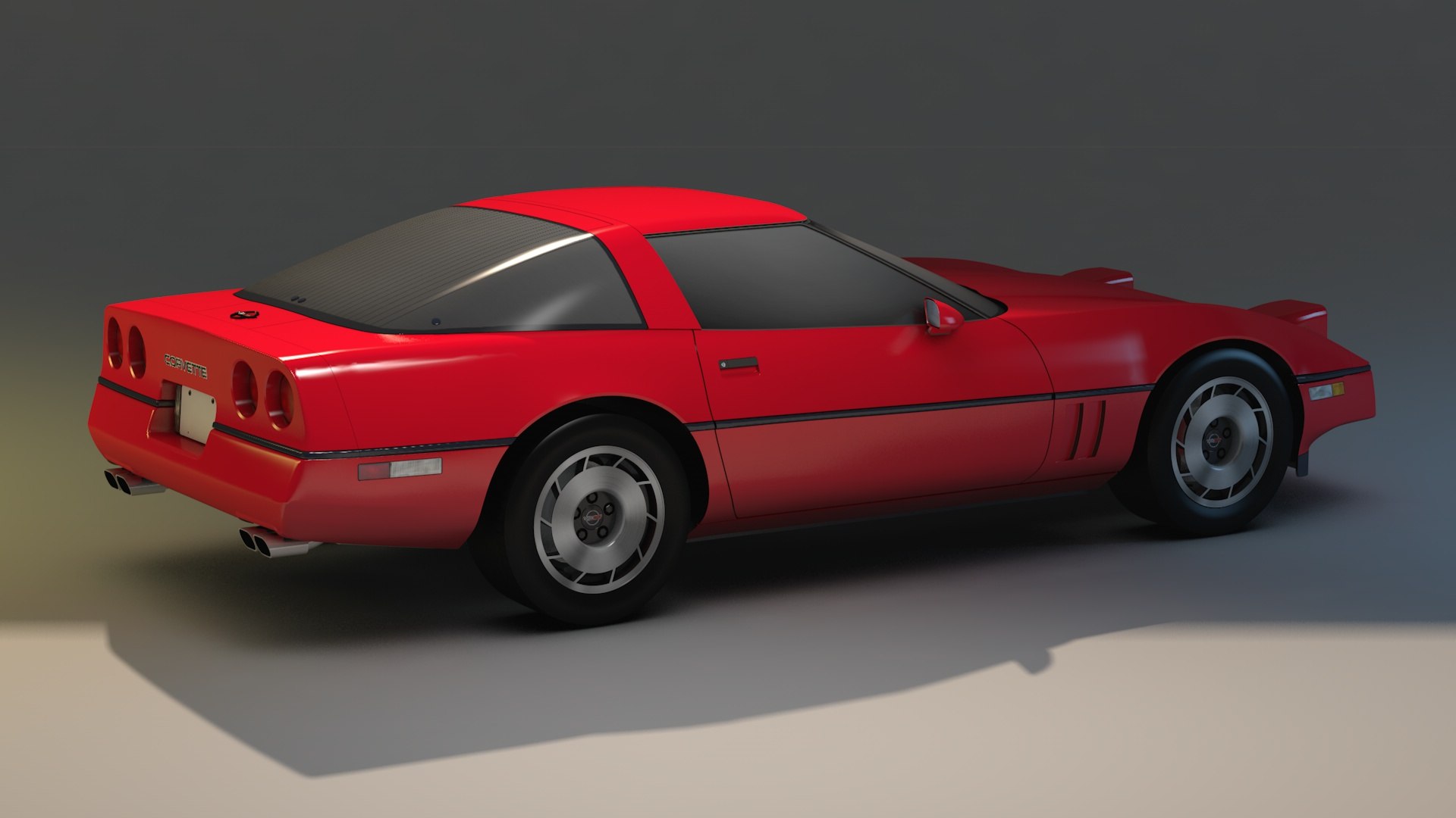 Chevrolet Corvette C4 3D Model - TurboSquid 2418414