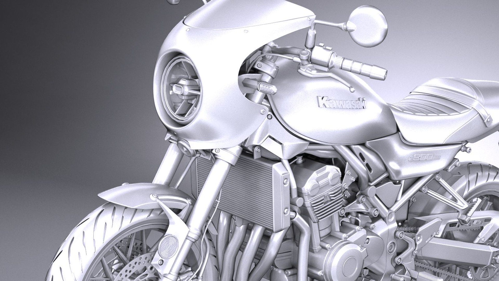 Kawasaki Z900rs 2019 3D - TurboSquid 1375142