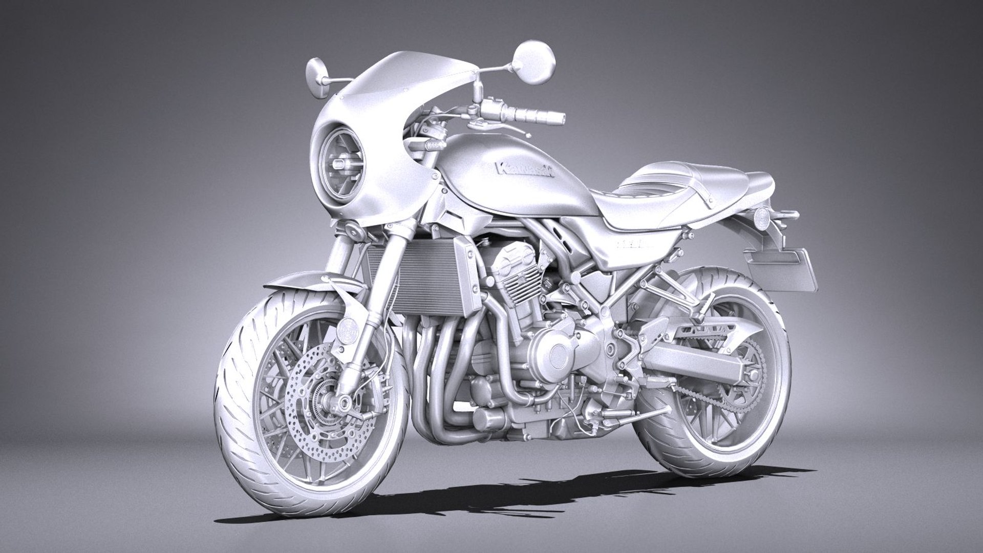 Kawasaki Z900rs 2019 3D - TurboSquid 1375142