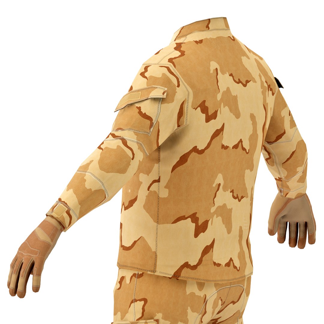 sas soldier clothes 4 3d model