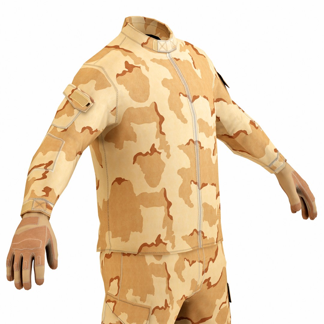 sas soldier clothes 4 3d model