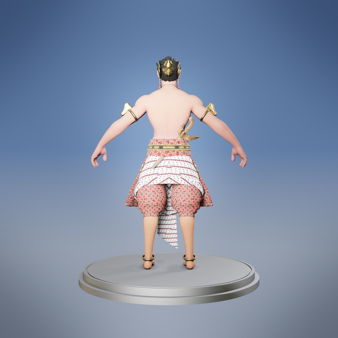 3D Arjuna Human Form Wayang Orang 3d Model Model - TurboSquid 2186160