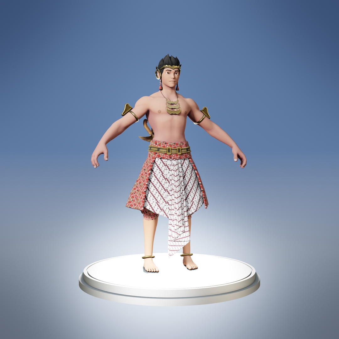 3D Arjuna Human Form Wayang Orang 3d Model Model - TurboSquid 2186160