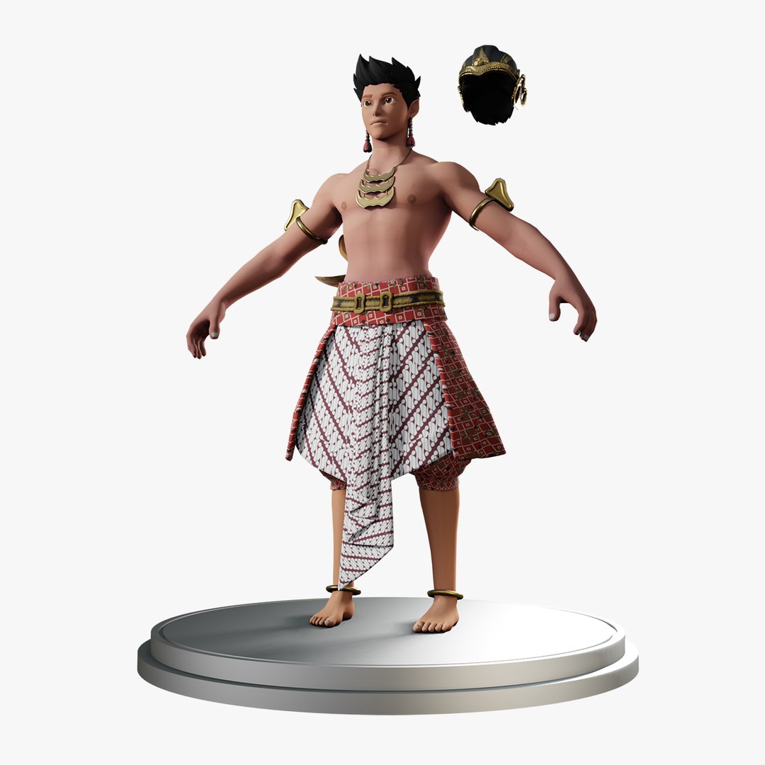3D Arjuna Human Form Wayang Orang 3d Model Model - TurboSquid 2186160