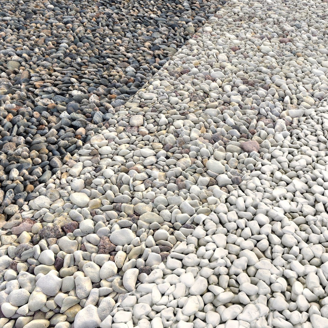 3D Gravel - TurboSquid 1684132