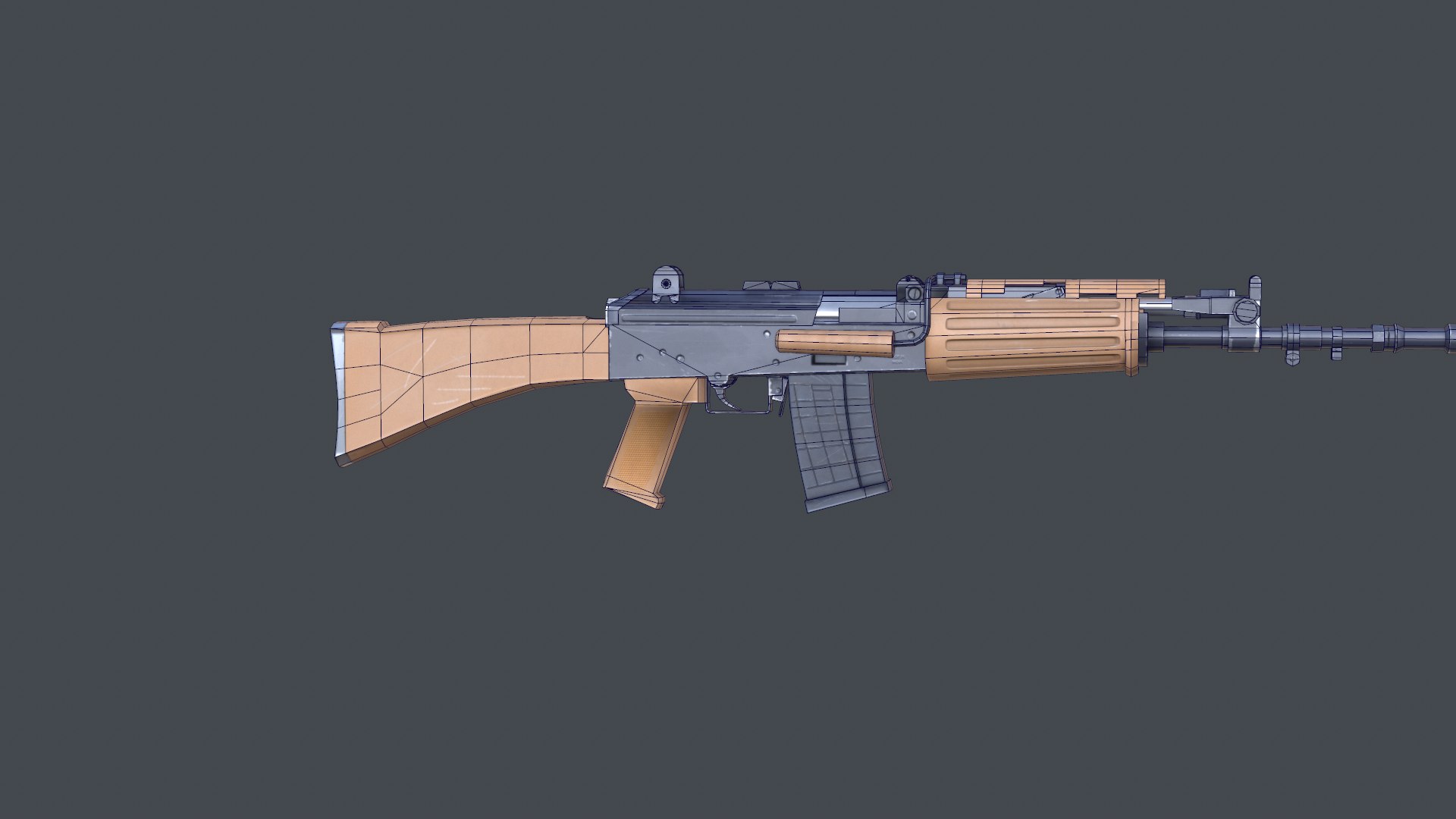 3d gun model