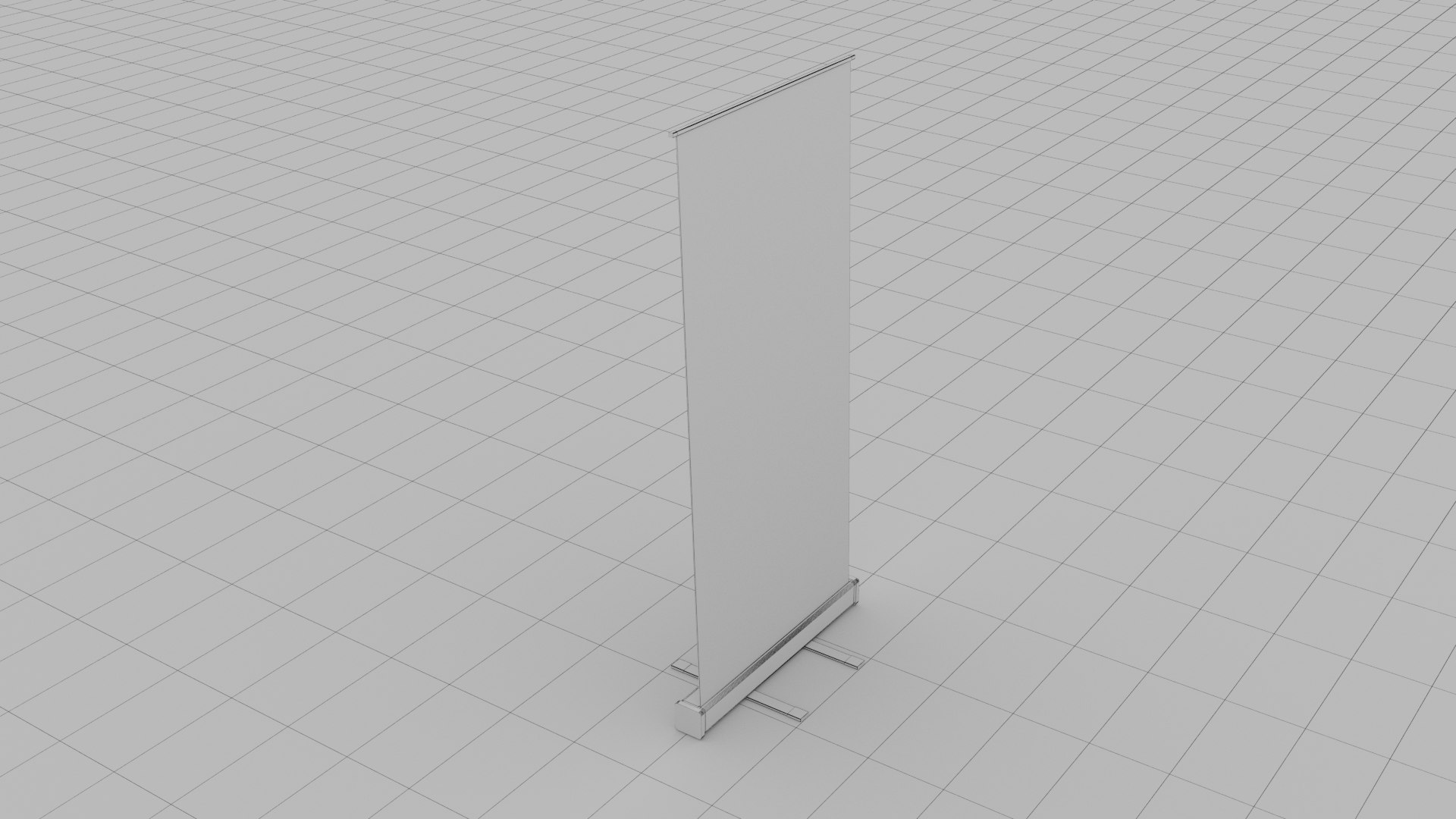 3D Model Banner Roll Up Stand - TurboSquid 2063738