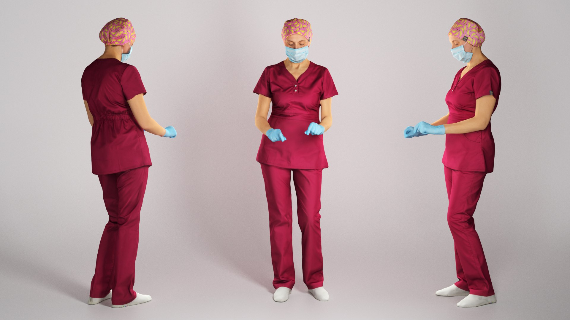 Human surgical doctor 3D model - TurboSquid 1602484