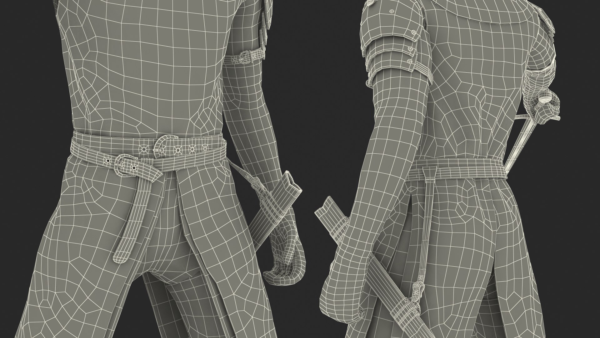 Crusader knight king sword 3D model - TurboSquid 1509504