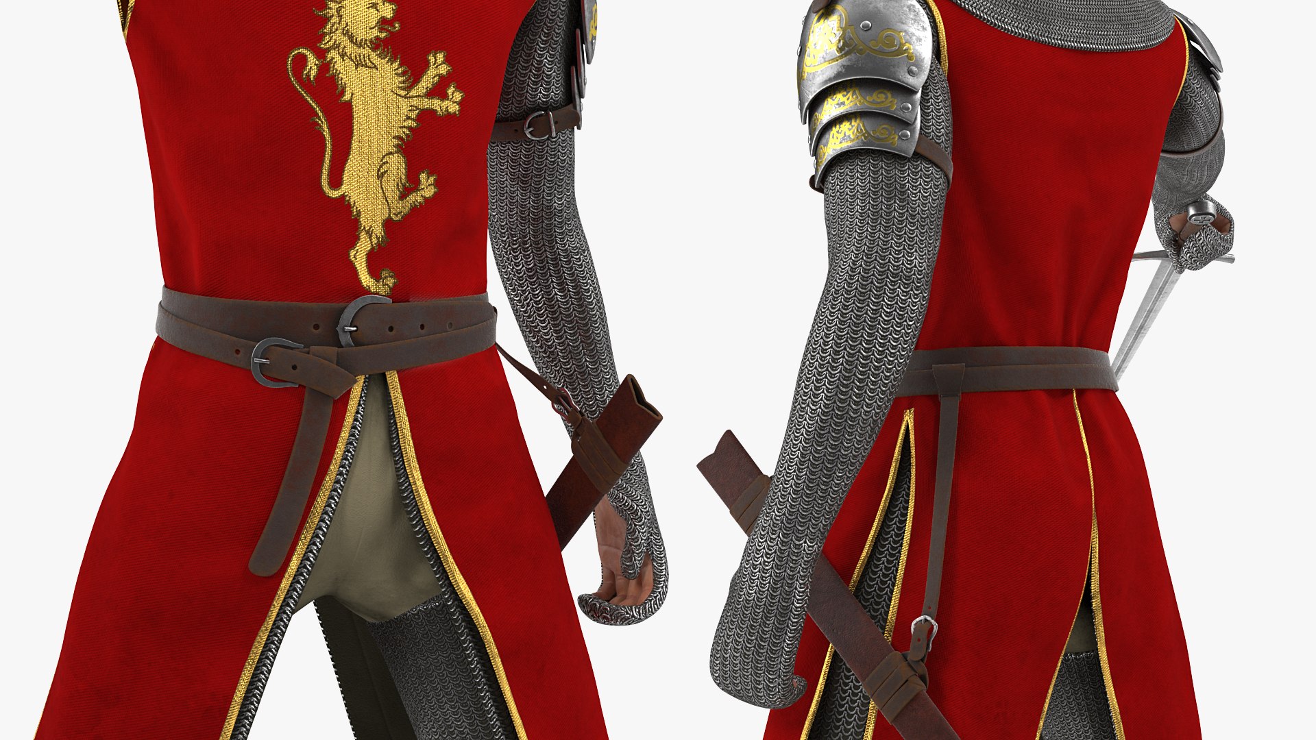 Crusader Knight King Sword 3D Model - TurboSquid 1509504