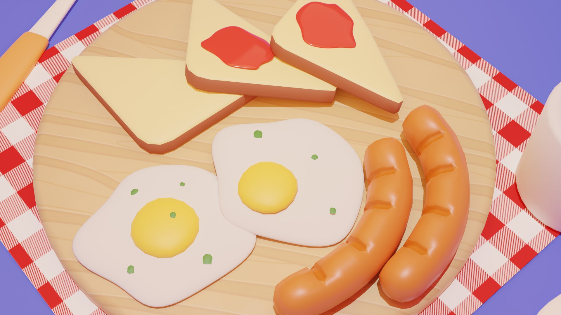 3D Model Breakfast - TurboSquid 2103739