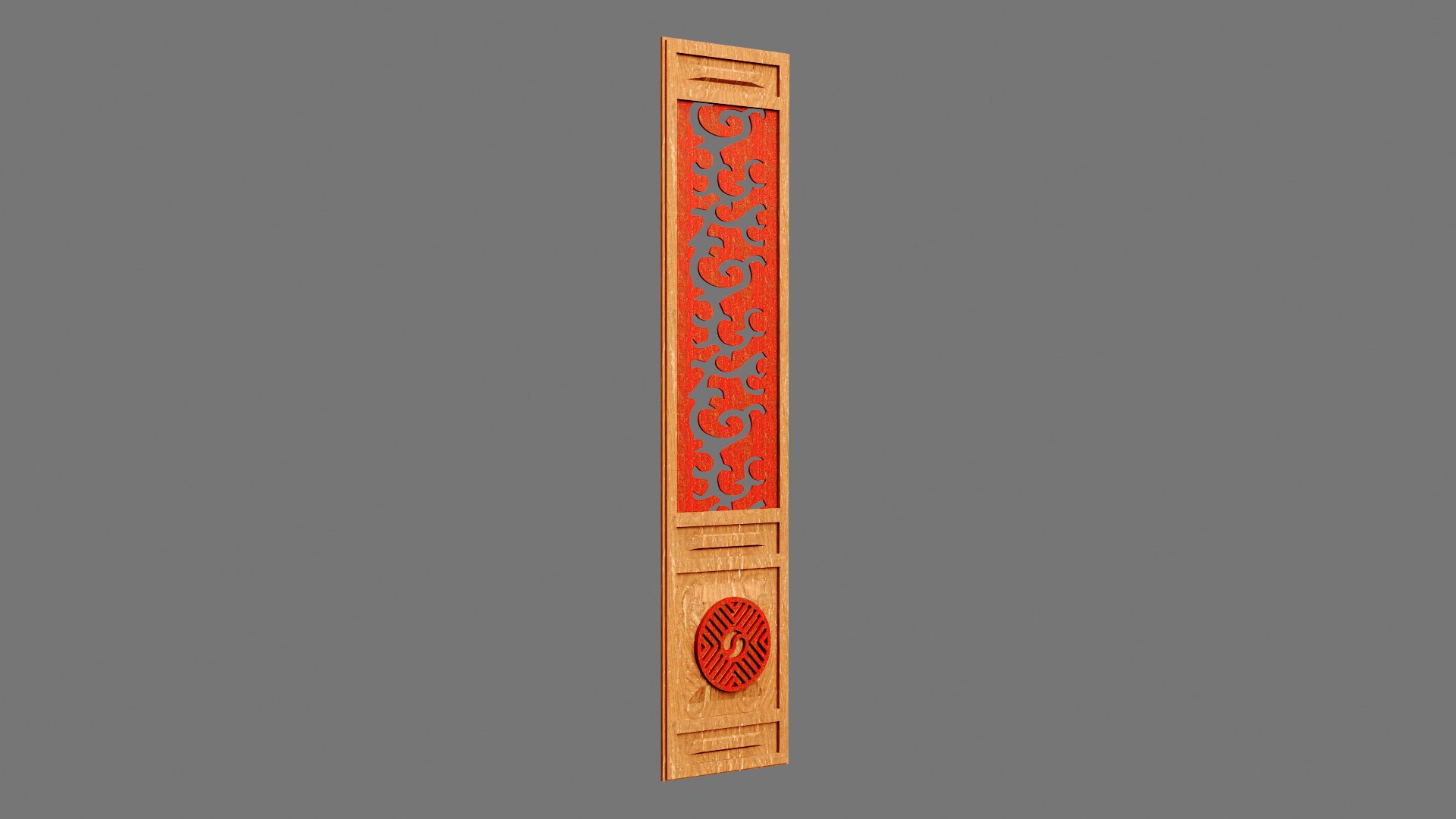 Chinese Decorative Element 3D Model - TurboSquid 1920540